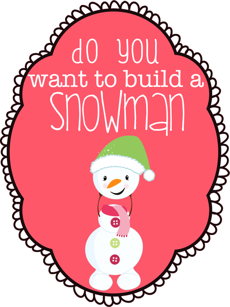 Do you want to build a snowman? Do you want to build a snowman?