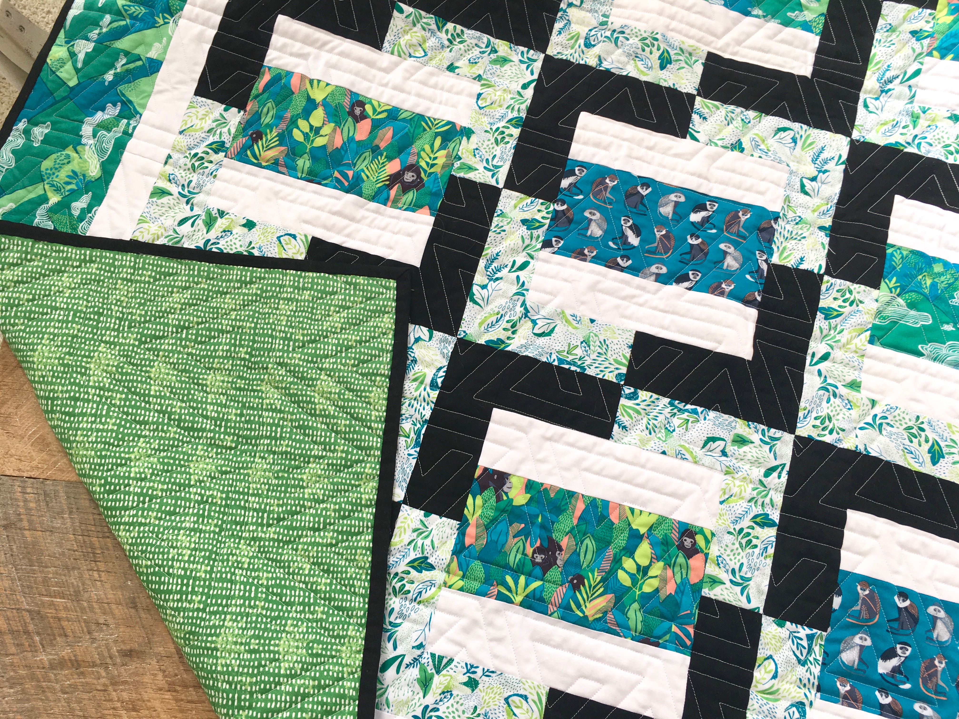 BWINDI FOREST {Free Quilt Pattern} BWINDI FOREST {Free Quilt Pattern}
