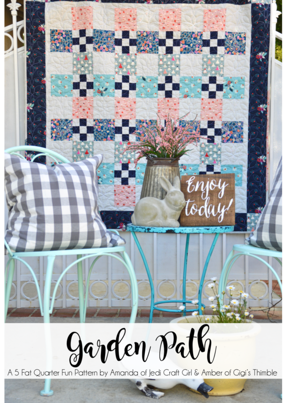 {Garden Path} a 5 Fat Quarter Fun Quilt