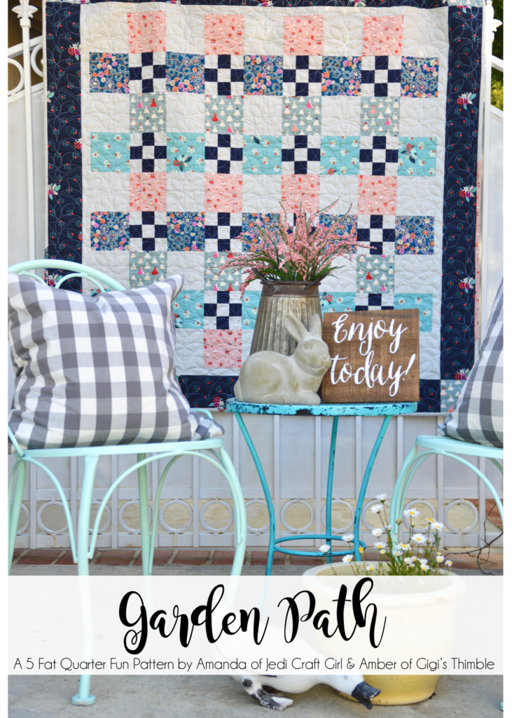 {Garden Path} a 5 Fat Quarter Fun Quilt