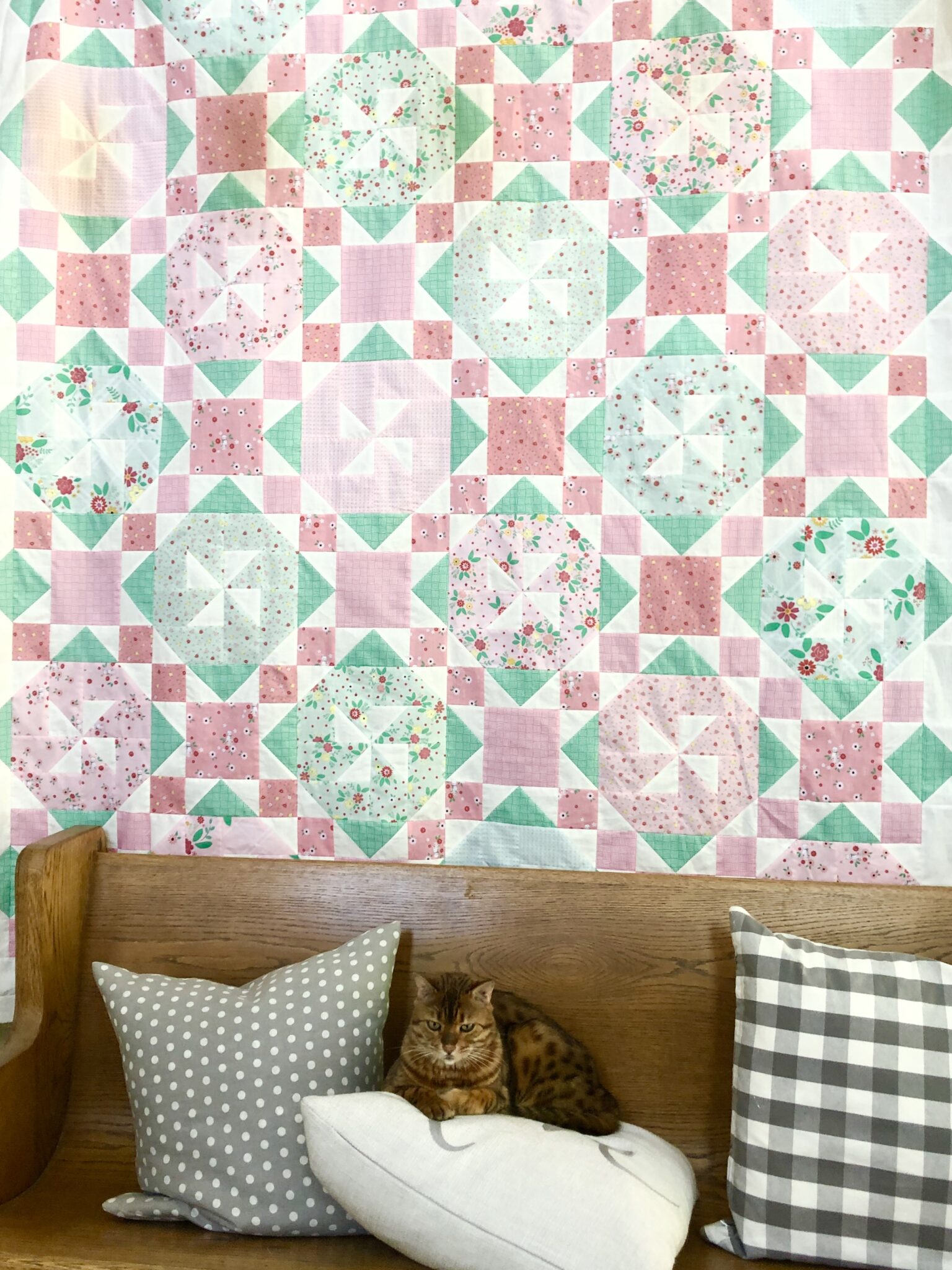 Rose Trellis Quilt Pattern